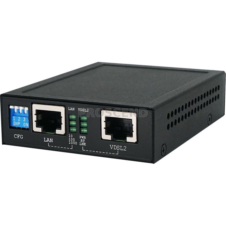 Lite Industrial 1-Port Gigabit VDSL2 Ethernet Extender 102MI Series ...