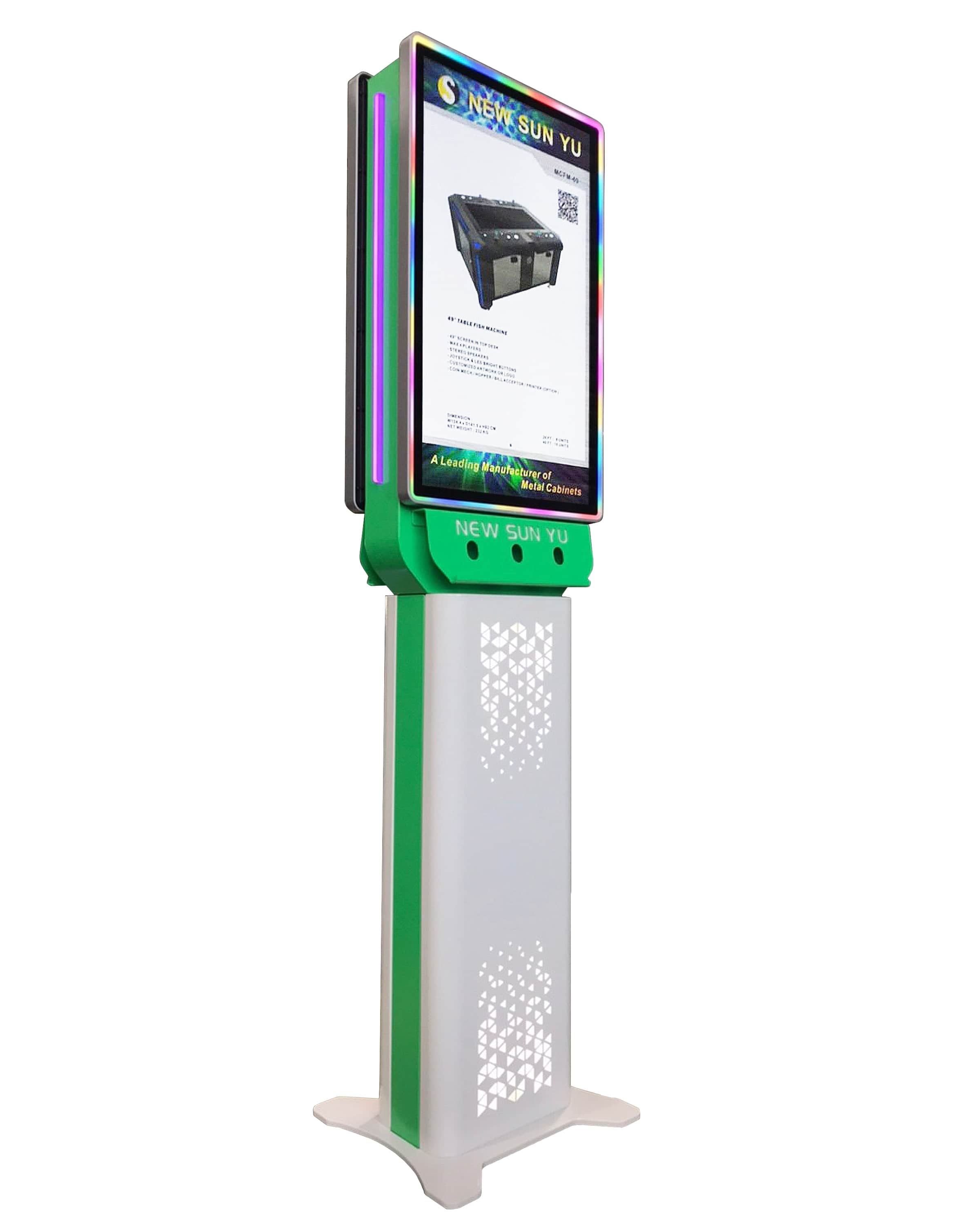 Doubled-sided kiosk information desk machine made in Taiwan available ...