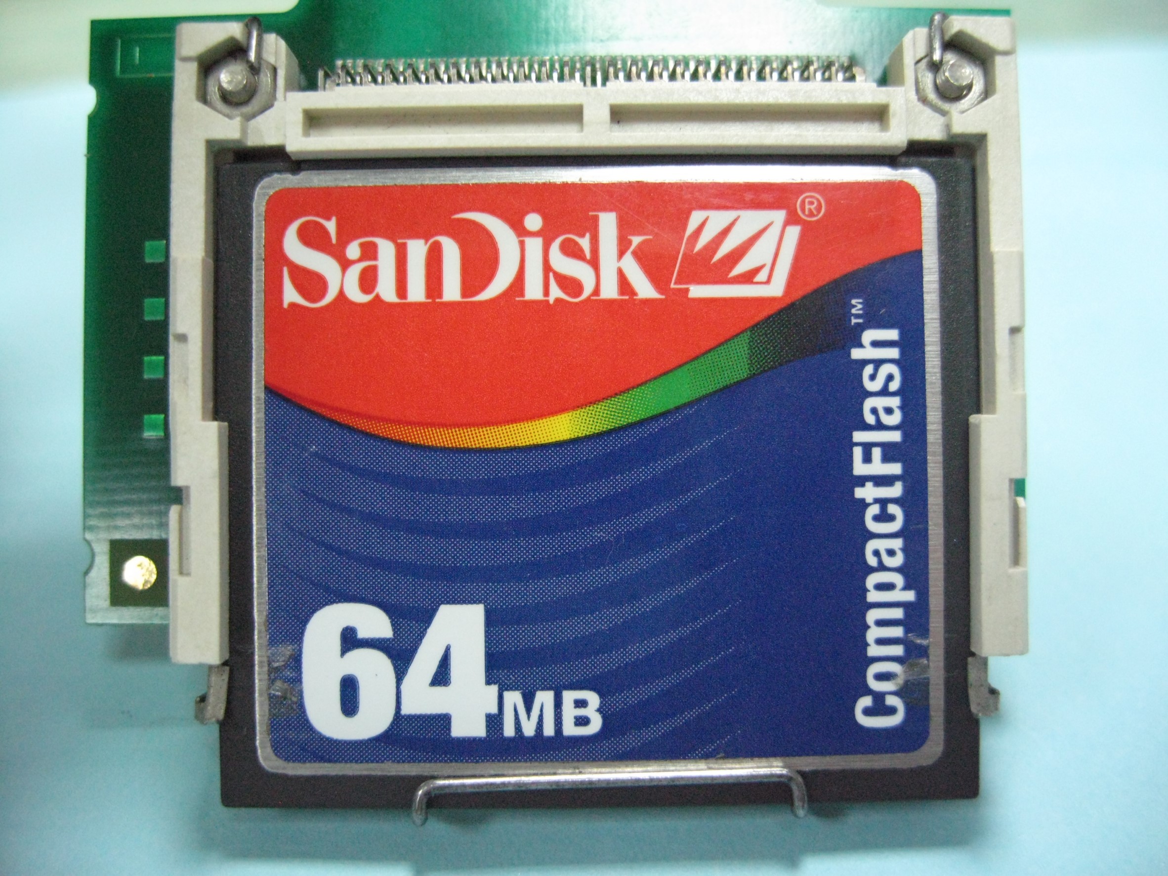 Compact Flash Card Connector's Clip within High Shock & Vibration harsh ...