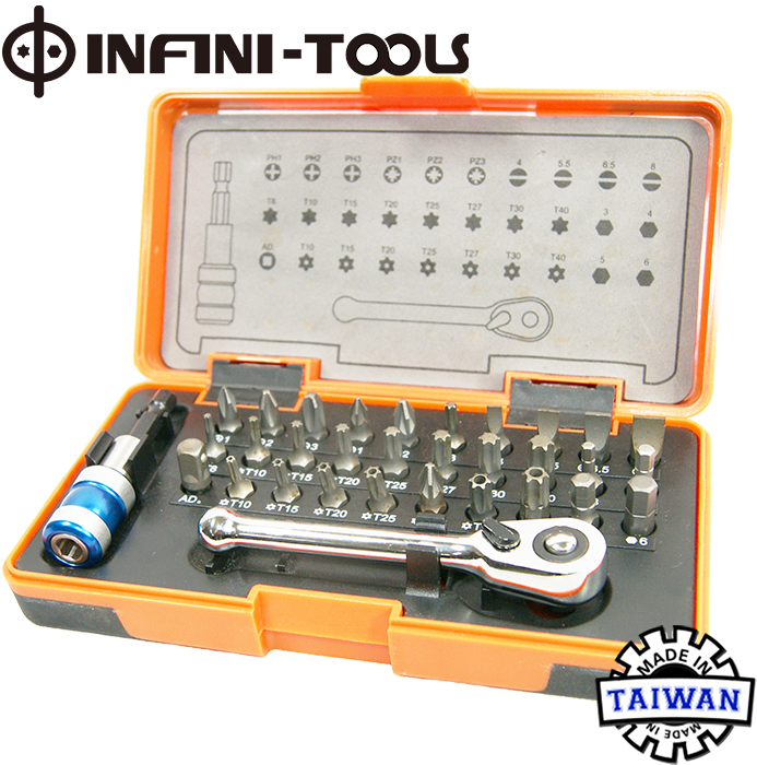 32PCS Mini Ratchet and Screwdriver Bits Set | Taiwantrade.com