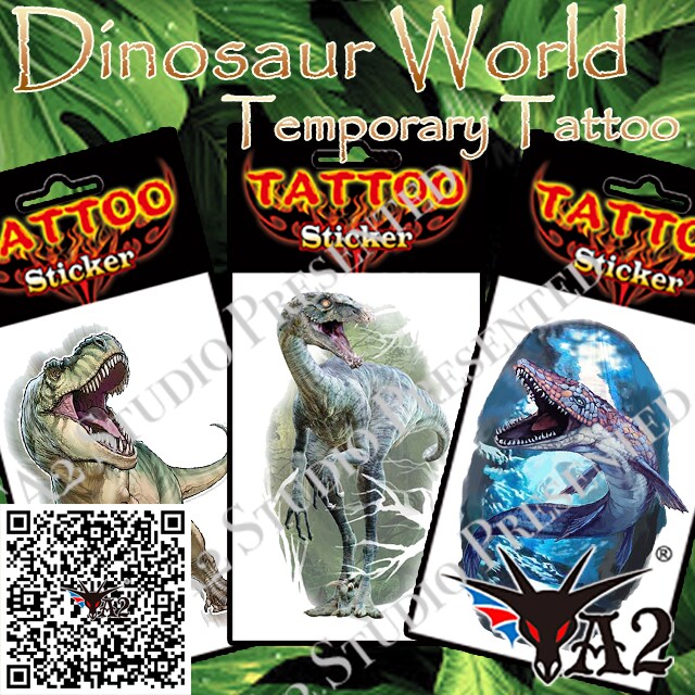 Dinosaur World Temporary Tattoos | Taiwantrade