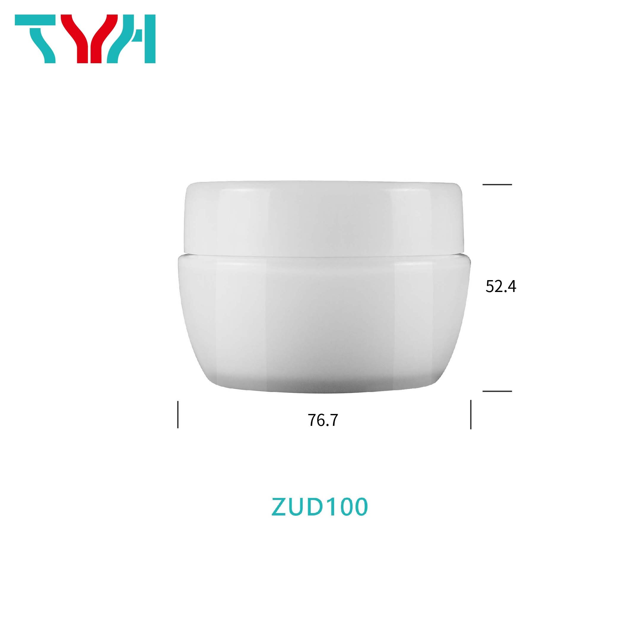 100ml Bi-Injection Round Curve Jar | Taiwantrade