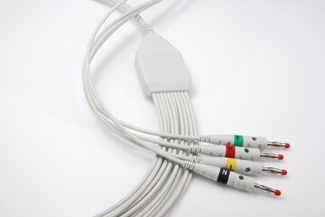 Medical cable - ECG&EKG cables and leadwires - 10 lead ECG cable ...