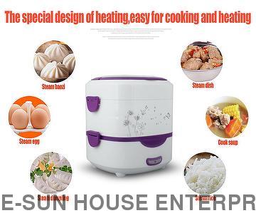 Electric Cooking Lunch Box with two layer | Taiwantrade