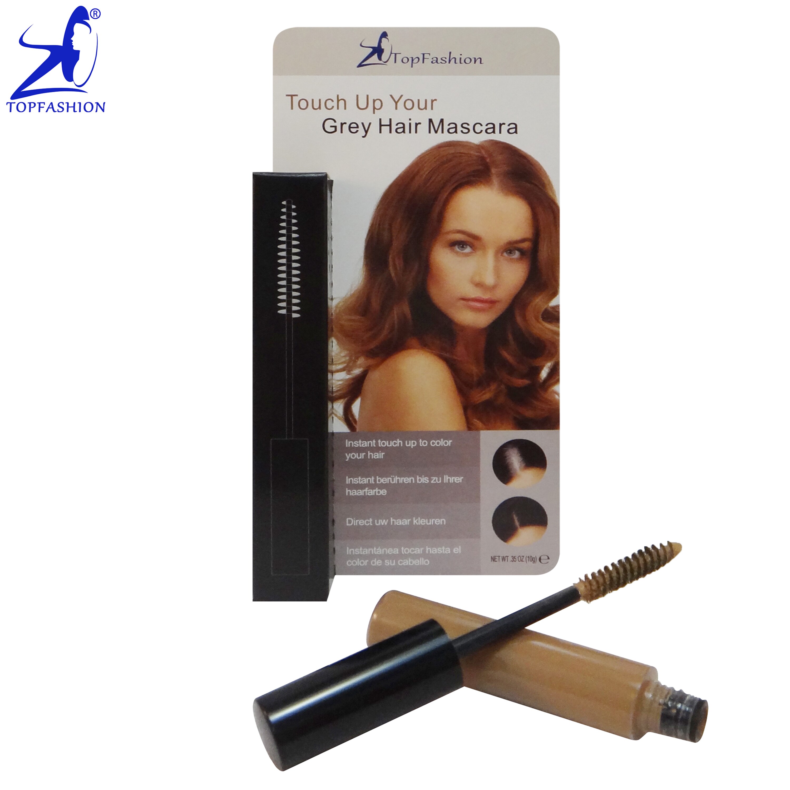 Light Brown Hair Coloring Brush Made in Taiwan Non-toxic One-Time Hair ...