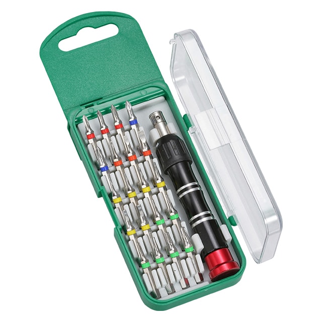 21PCS COLOR BIT PRECISION SCREWDRIVER SET | Taiwantrade