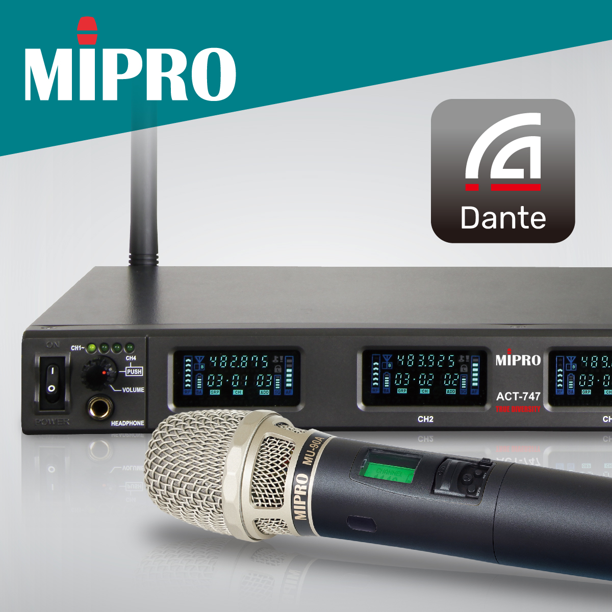Quad-Channel Analog Wireless Microphone System | Taiwantrade