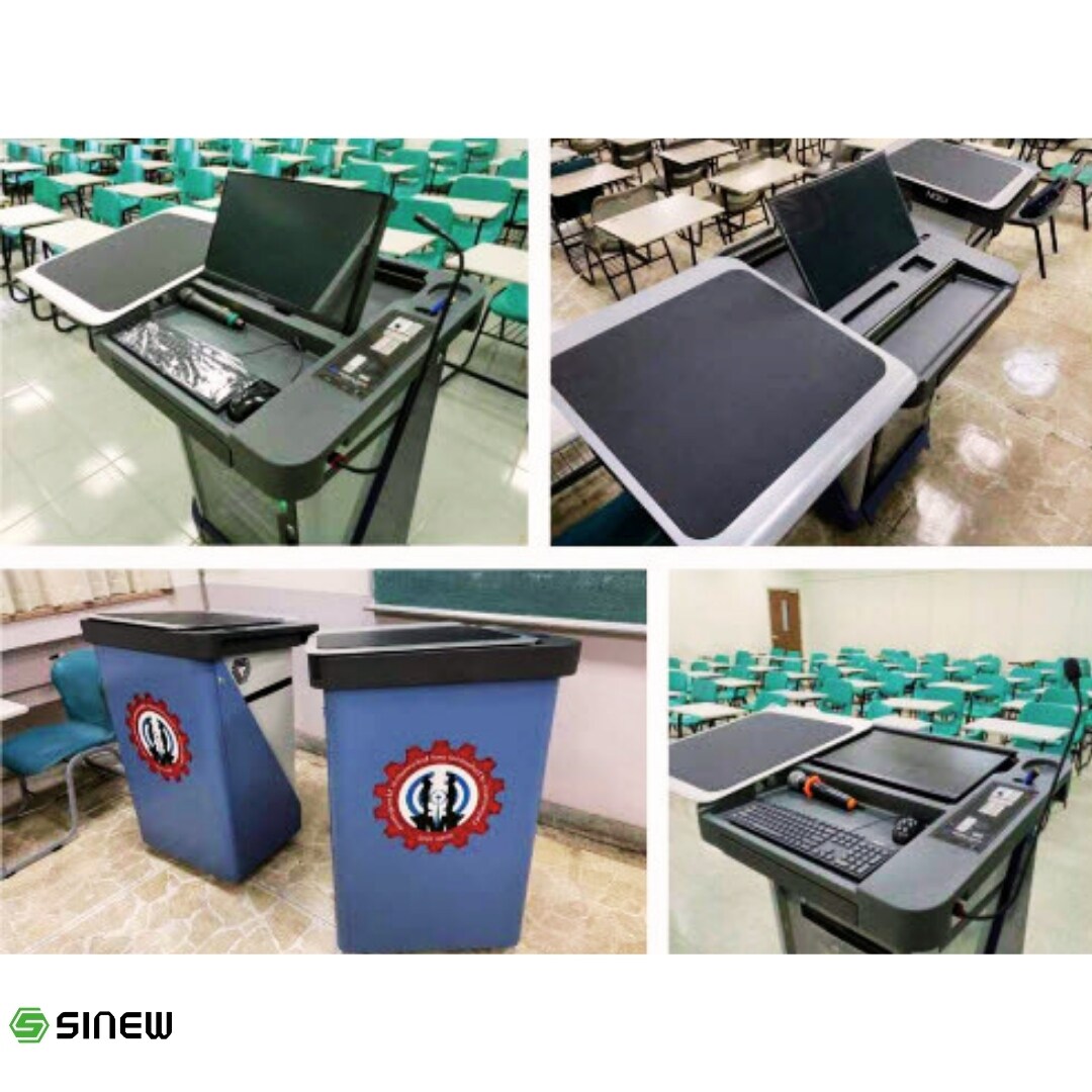 Smart Digital Podium multimedia podium digital lectern microphone ...