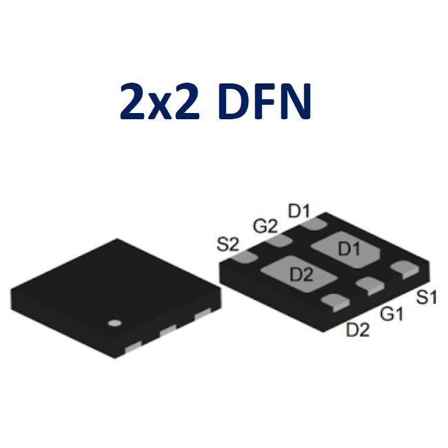 MOSFET DFN 2*2 N/P/Dual N/N+P 20V | Taiwantrade