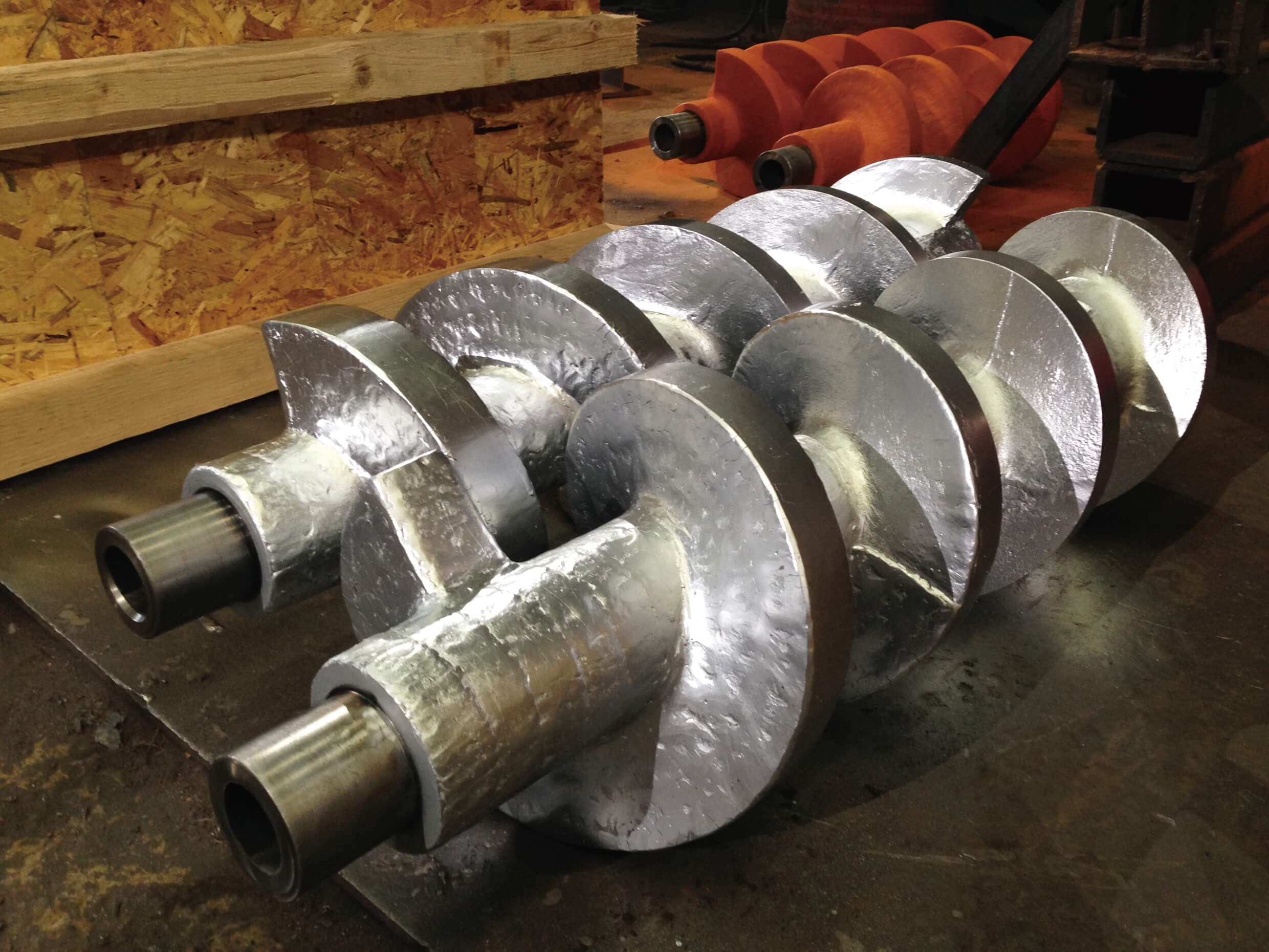 Palm oil screws, oil press screws, P15, P20 | Taiwantrade