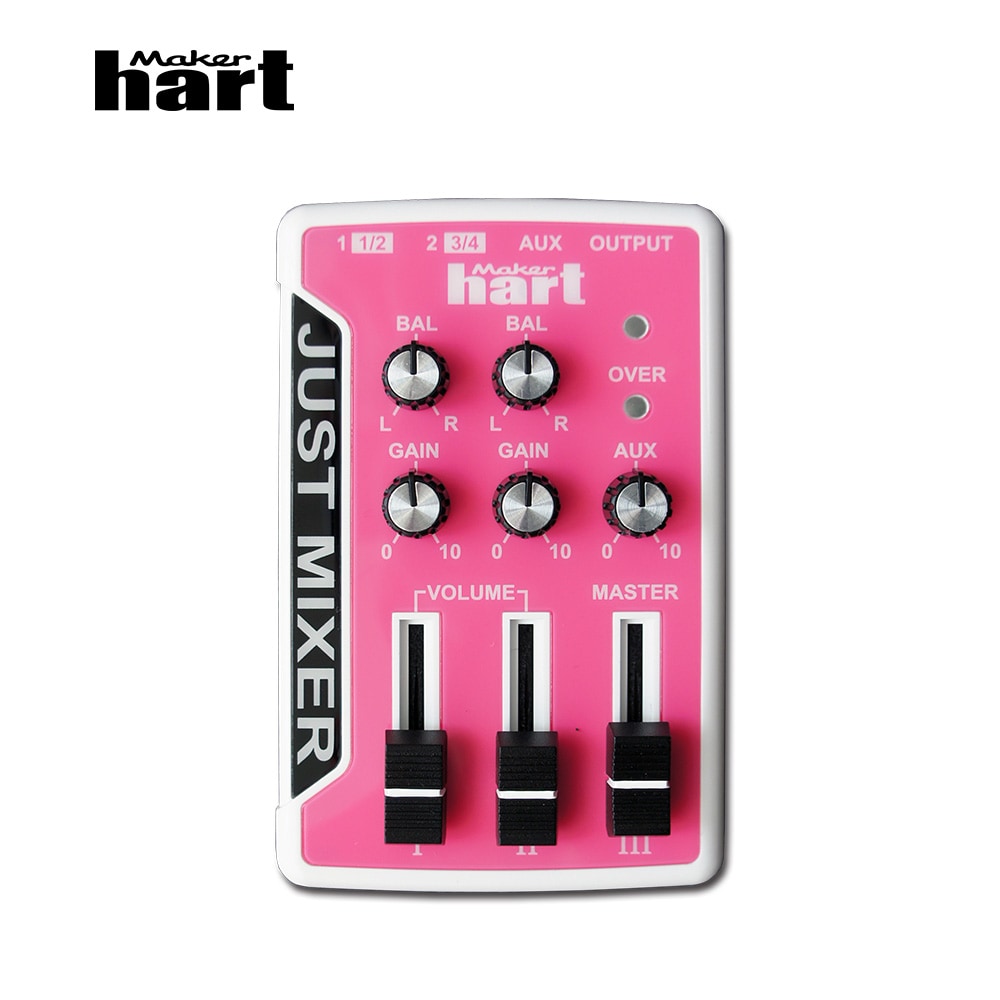 Maker hart 3 channel Portable Size Audio Mixer Just Mixer | Taiwantrade