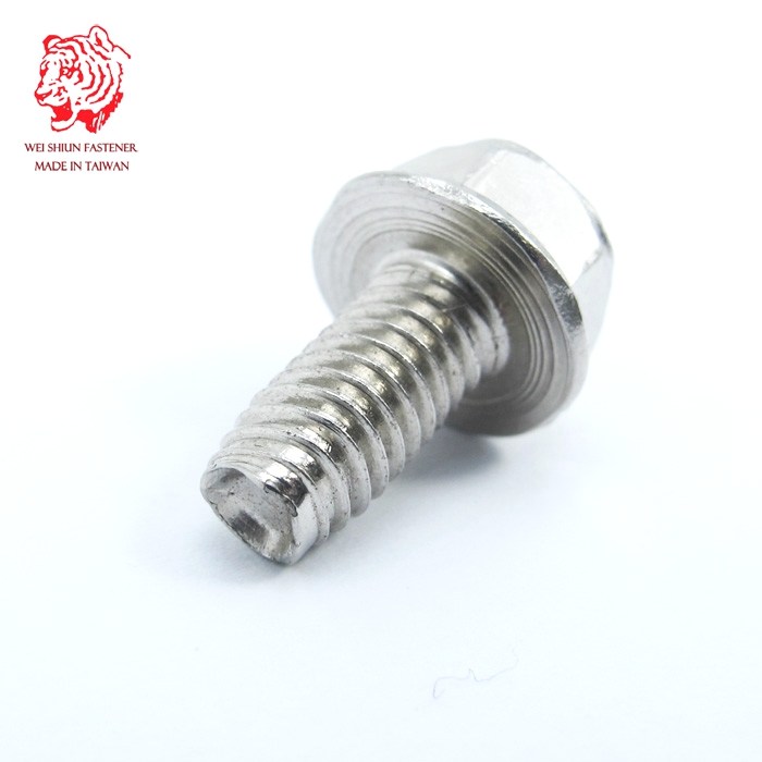 Triangular thread screws hex flange head M3 to M12 | Taiwantrade