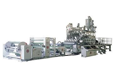 Three Layer T-Die Co-Extrusion Cast Film Line, Plastic Co-Extrusion ...