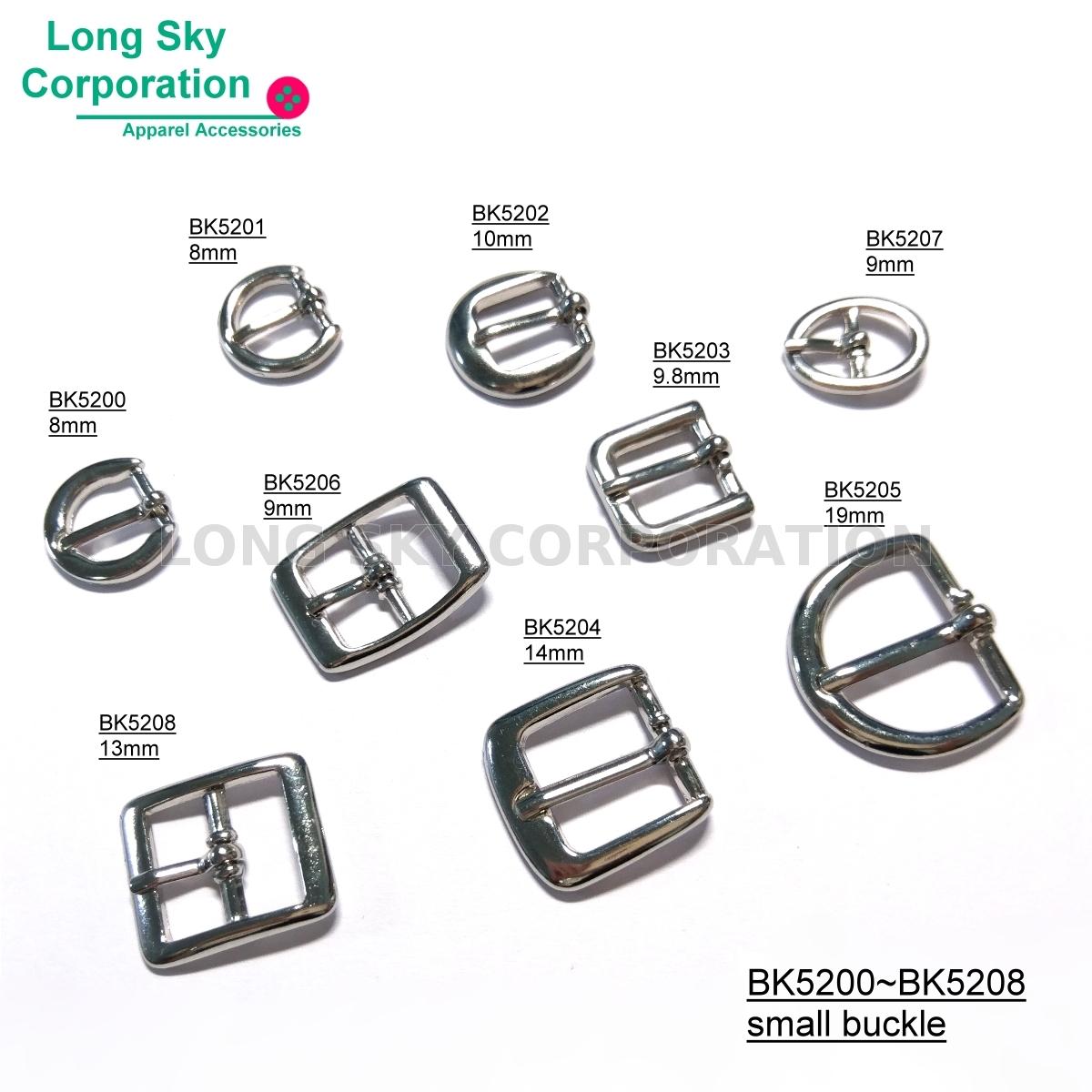 Small Metal buckles for belt 8mm to 19mm (BK5200~BK5208) | Taiwantrade