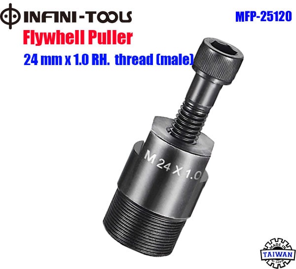 Flywheel Puller 24 mm x 1.0 Right Hand Thread Male | Taiwantrade