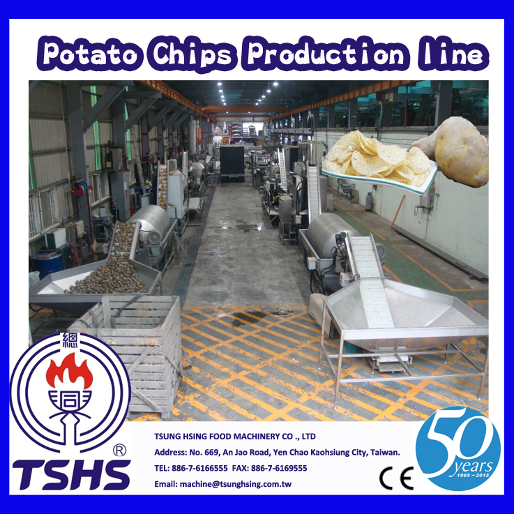 2014 New Qualified Efficient Continual Tapioca Chips Processing Line ...