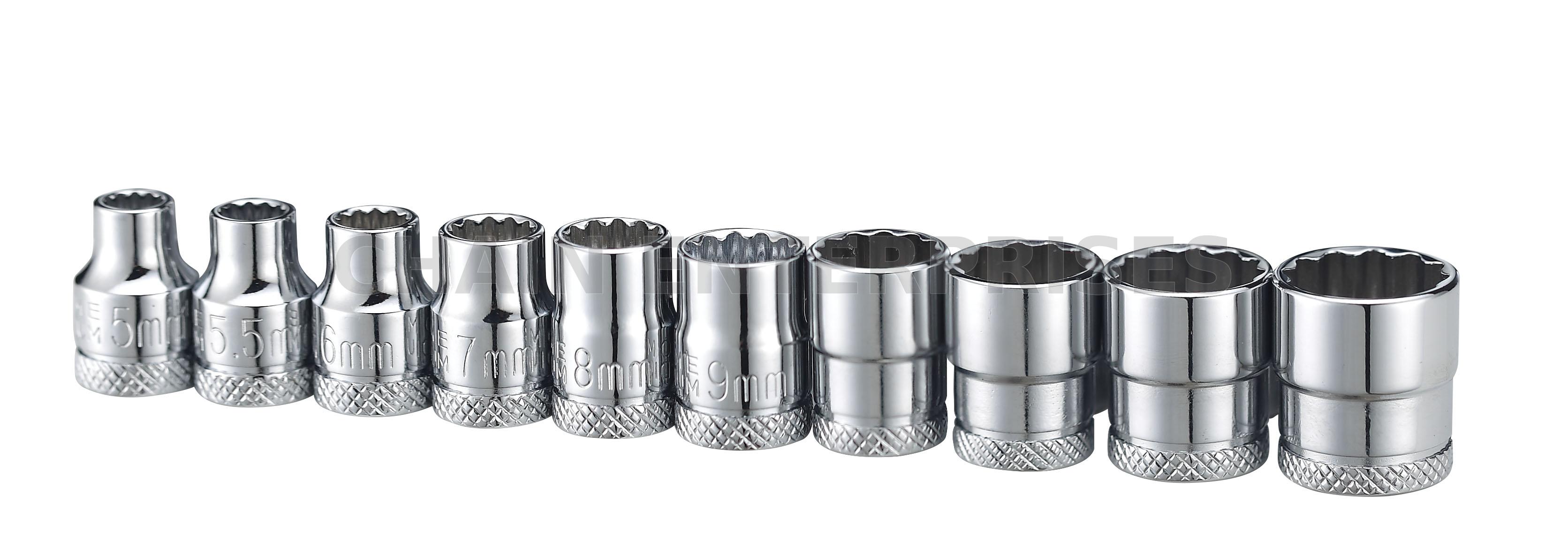 11PC 1/4"DR. LOW PROFILE SOCKET SET (mm) | Taiwantrade