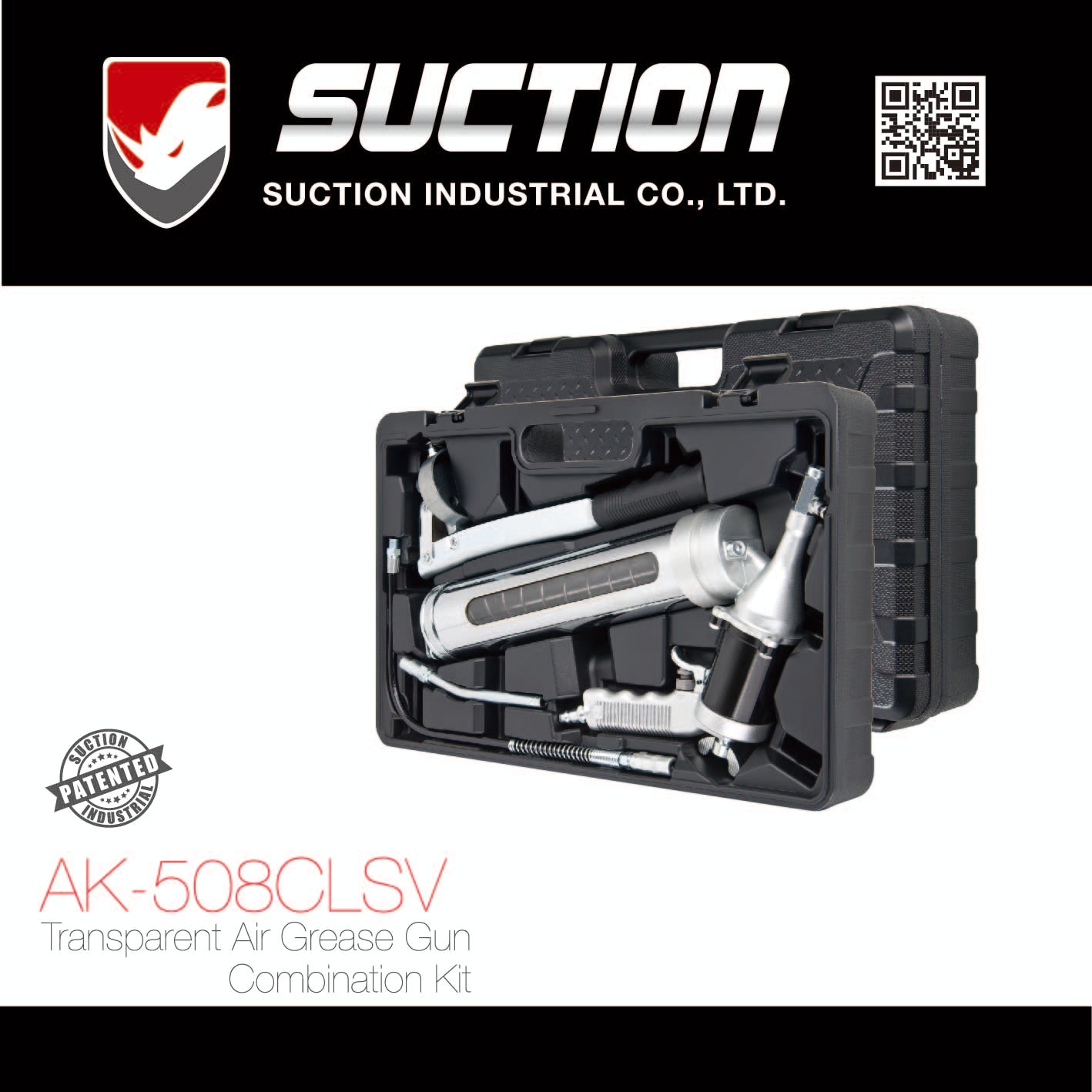 Transparent Air Grease Gun Combination Kit | Taiwantrade