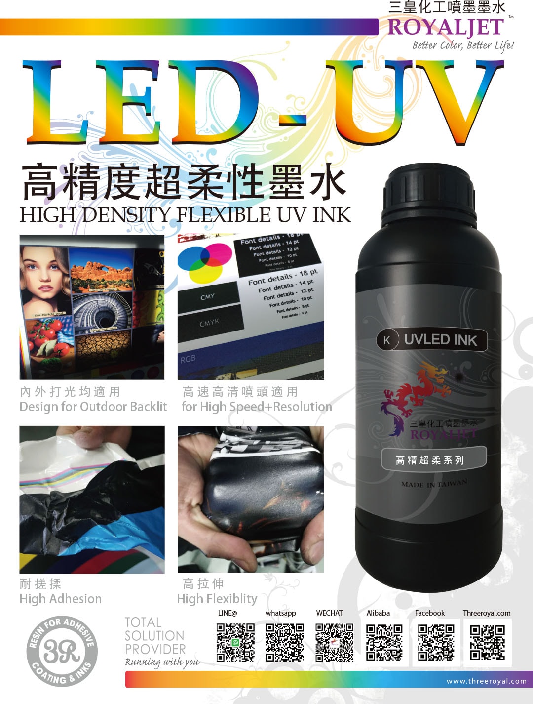 High Density Flexible UV Ink | Taiwantrade