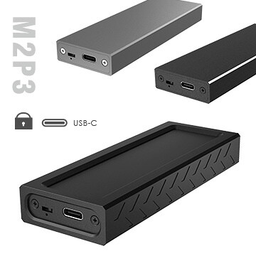 NVMe M.2 SSD to Type-C Enclosure with Rubber Protective Case | Taiwantrade