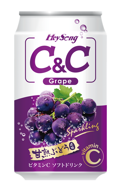 Carbonated Drinks_C&C Grape (Sparkling Drink)-CAN | Taiwantrade