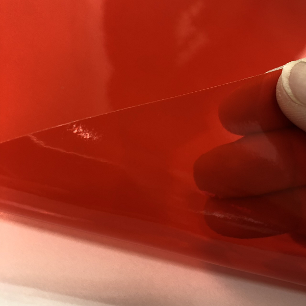 Coloured Gloss Transparent Window Film - Light Red | Taiwantrade