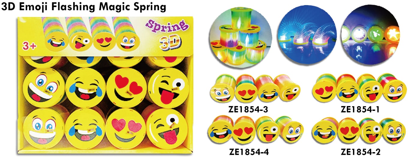 3D EMOJI FLASHING MAGIC SPRING | Taiwantrade