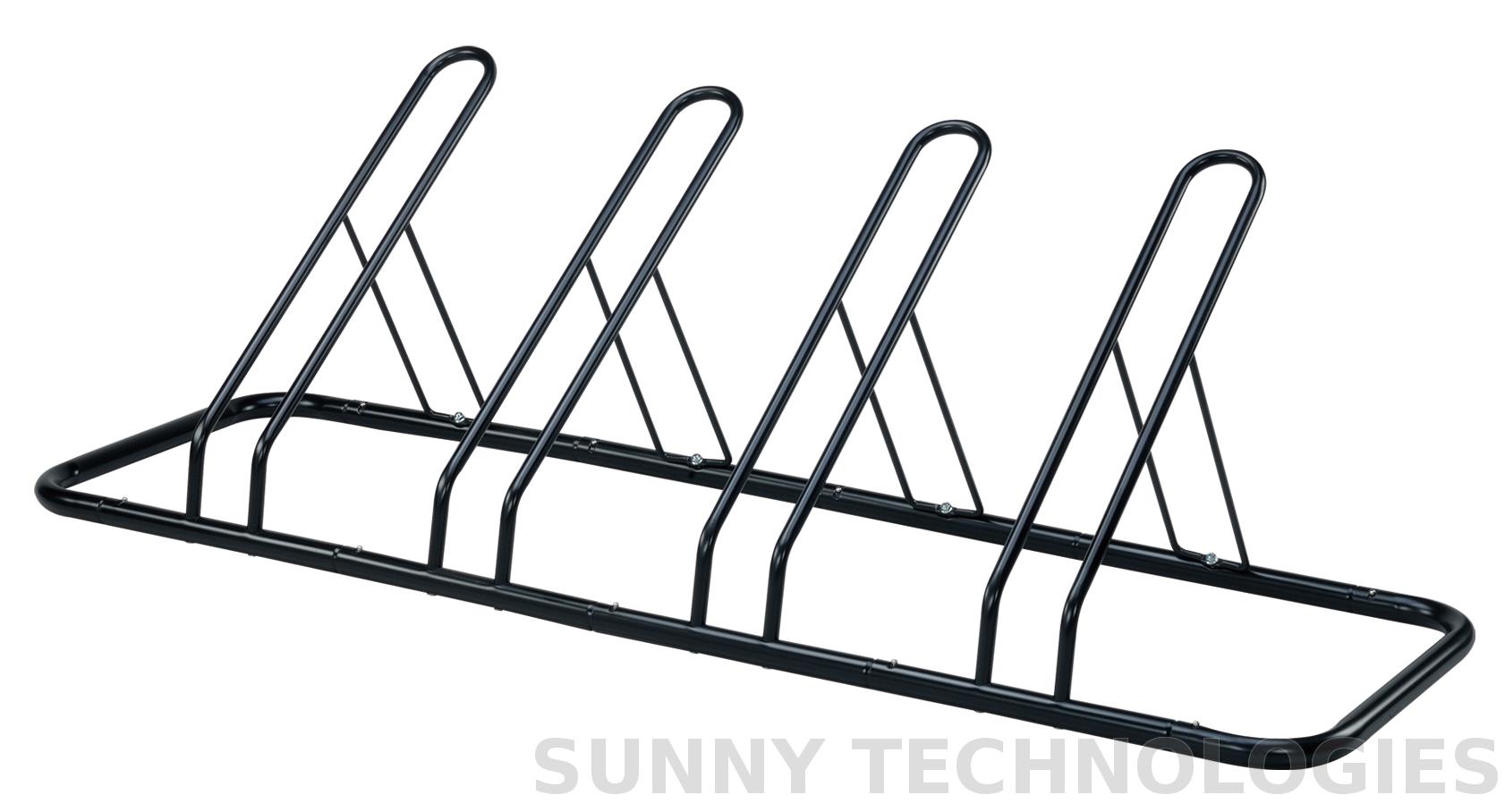 Floor Bike Stand for 4 Bikes, Expandable Bike Stand, Expandable Bicycle ...