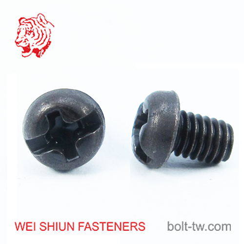 Machine screw slot cross combi pan head M2x6 metric taiwan screw wei ...