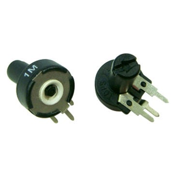 Trimmer Potentiometer, Horizontal Adj, 1M Ohm, D=10.3mm, 5*2.5mm ...