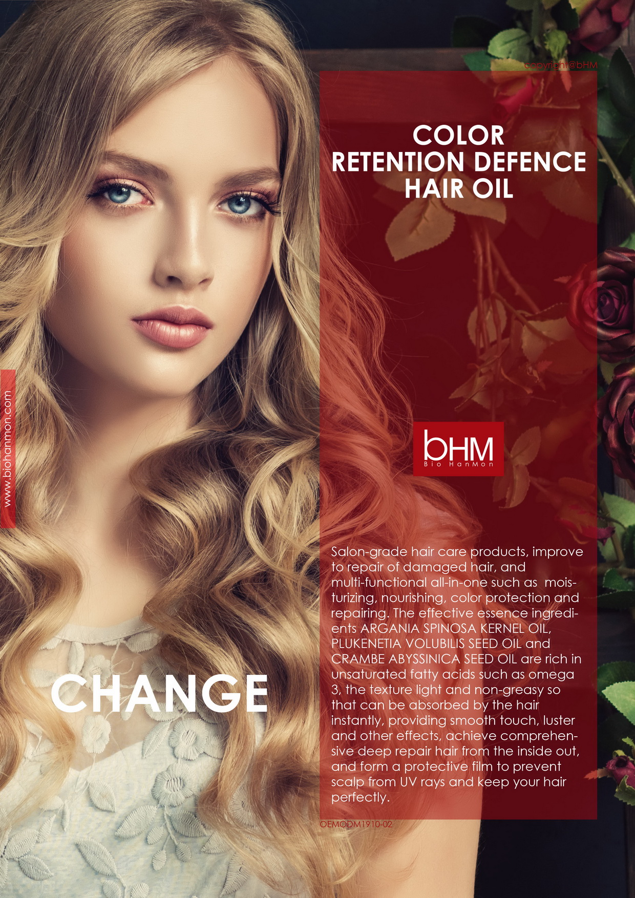 Color retention defence hair oil | Taiwantrade