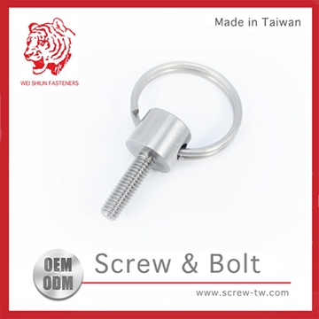 SUS303 M6x20 Key Ring Screw Eye for Bag Taiwan prime selection ...