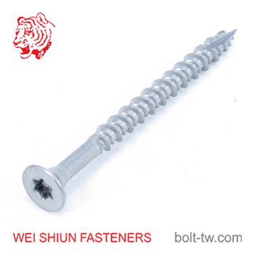 T30 flat head partial thread stainless steel self tapping wood screw ...