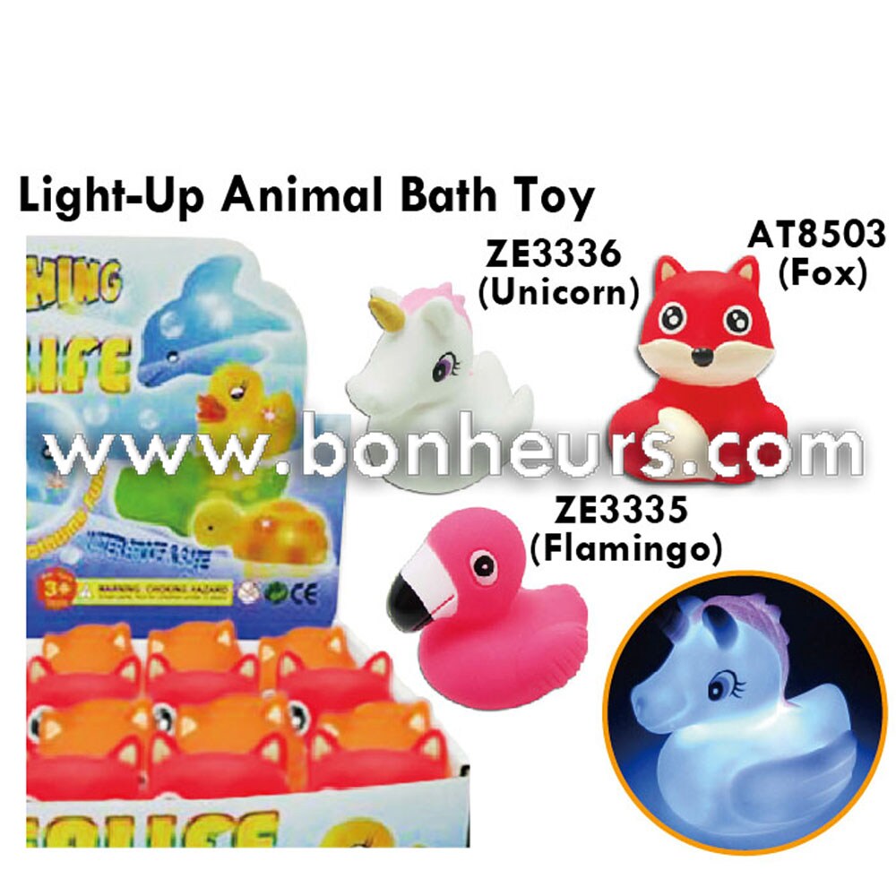 LIGHT-UP FOX BATH TOY | Taiwantrade.com