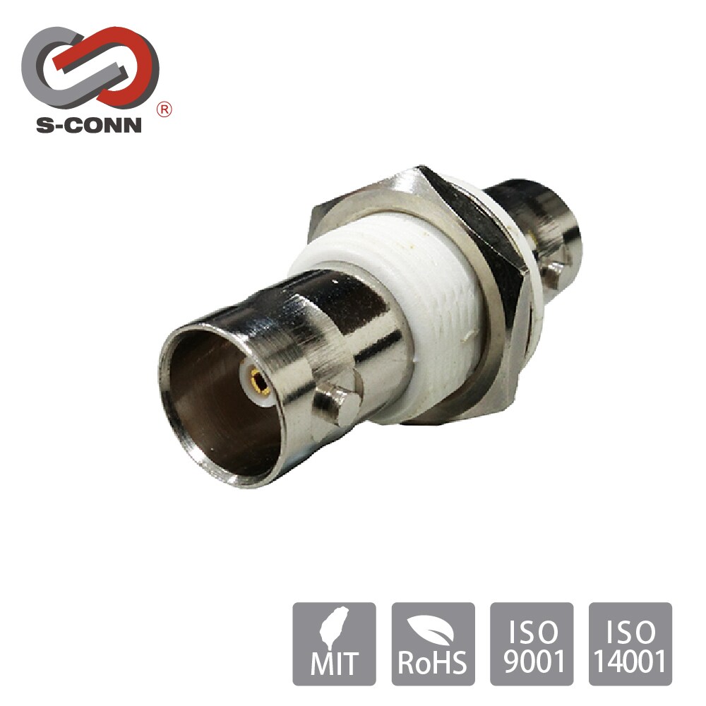 RF/Coaxial connector, BNC Jack to Jack,B/H Type,Plastic Thread Adapter ...