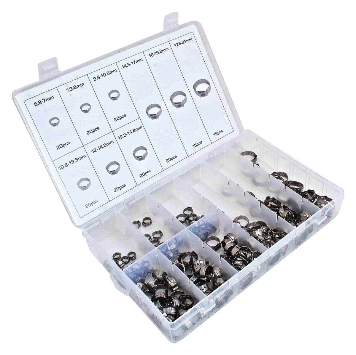 Single Ear Clamp-170pcs | Taiwantrade