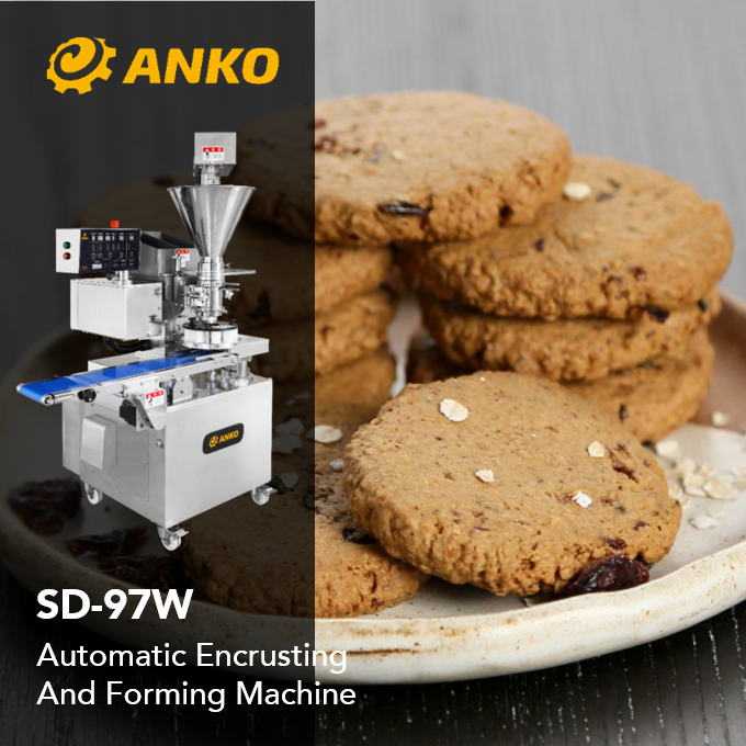 ANKO Factory Scale Commercial Oatmeal Cookie Machine (Encrusting and ...