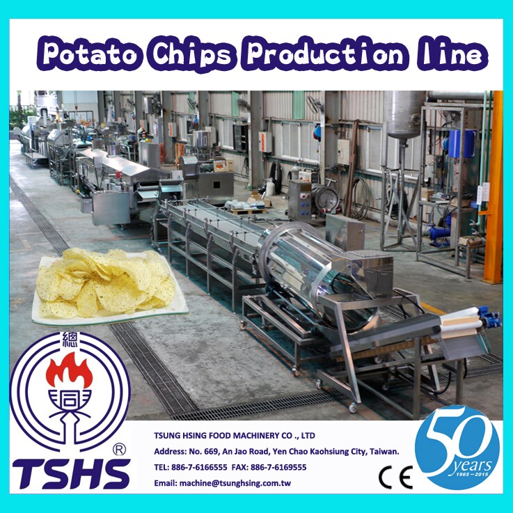 High Performance Successive Auto Fryer Potato Crisp Machine | Taiwantrade