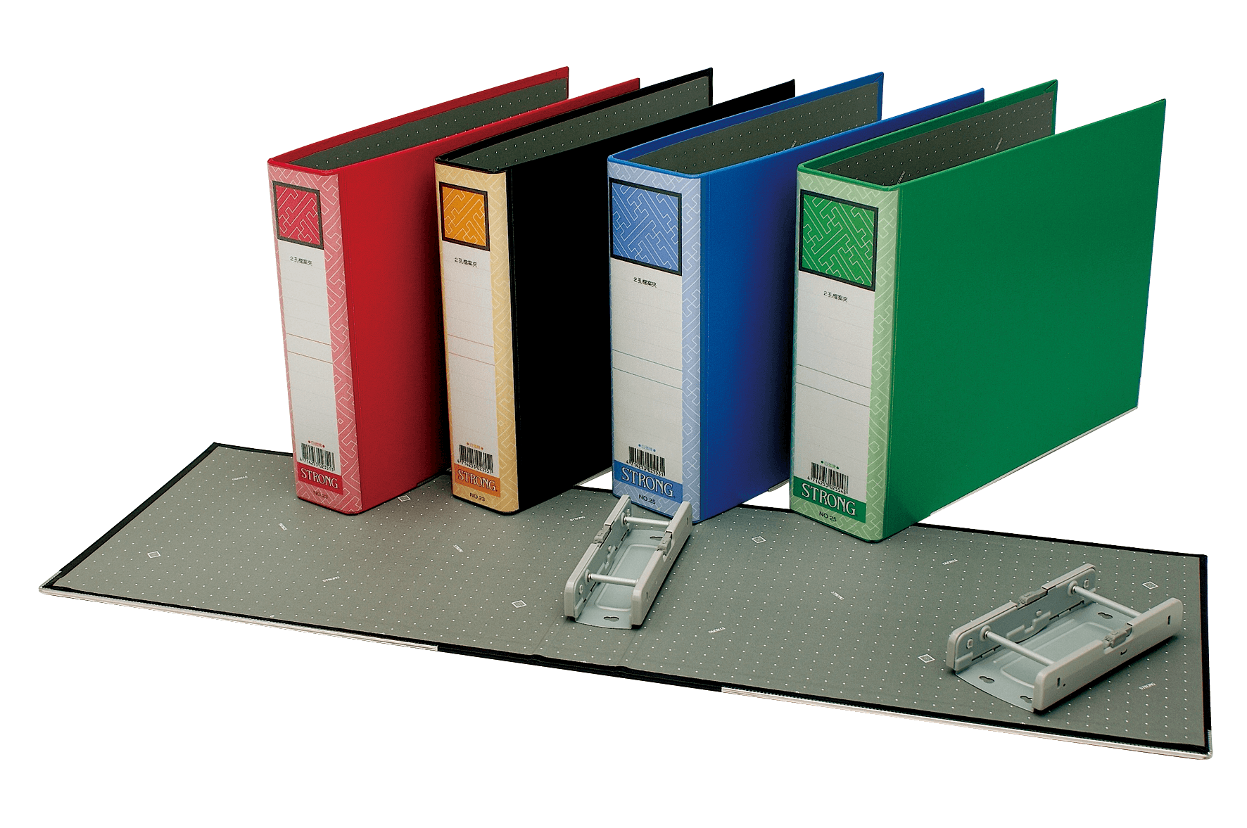 30 mm Pipe Type File with Metal Edge, 2 Hole, Horizontal A4 Size, Red ...