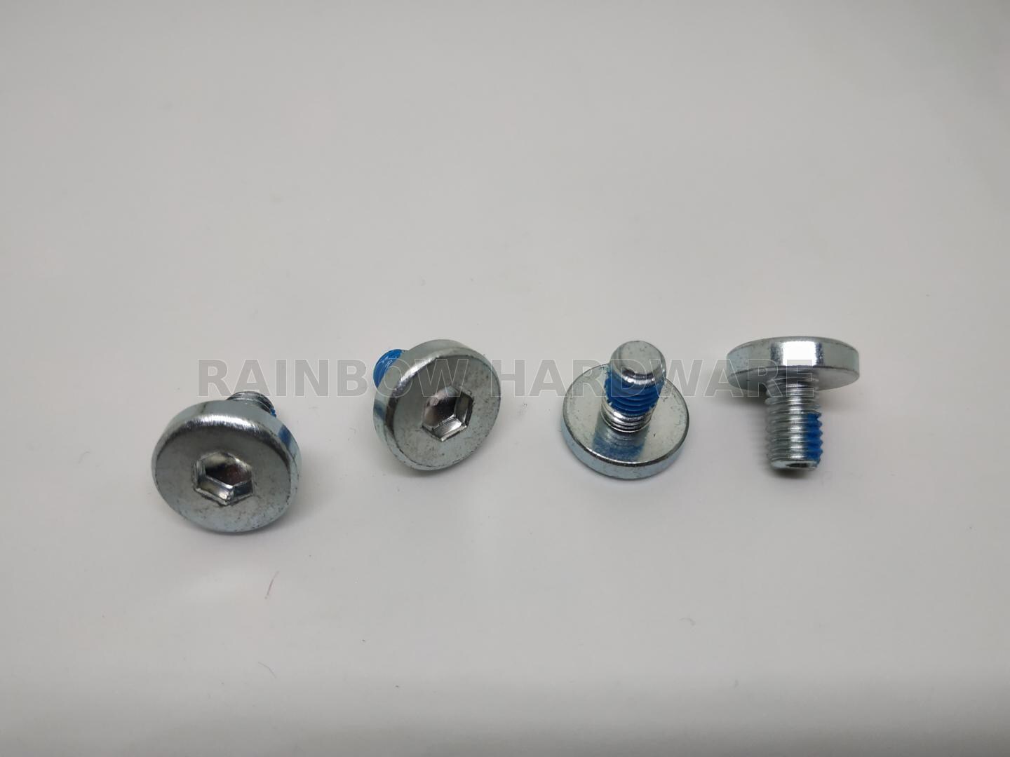 Flat Head Hex Socket Screws with Nylok Thread M6X10 | Taiwantrade