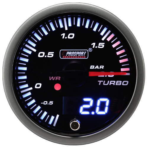 Waterproof Connector Car Use Analog Digital Turbo Boost Gauge PSI ...