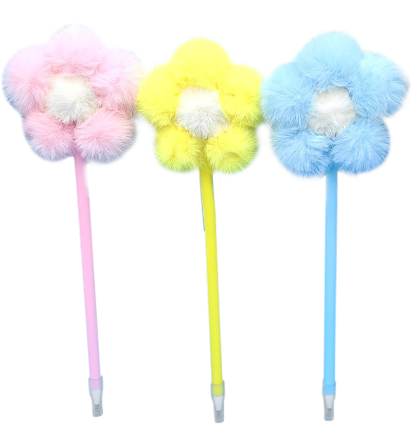Fluffy Pompom Pen Novelty Stationery Manufacturer | Taiwantrade.com