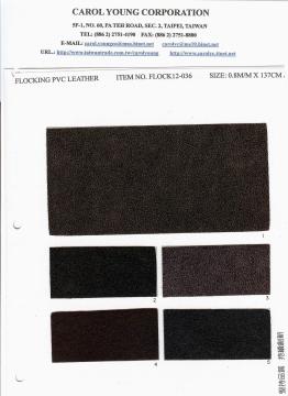FASHION FLOCKING PVC LEATHER FOR BAGS ,SHOES USE. | Taiwantrade