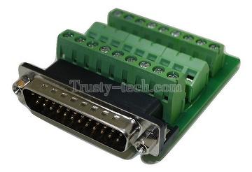 DB25 Male Connector for Ethernet Cable Ends | Taiwantrade