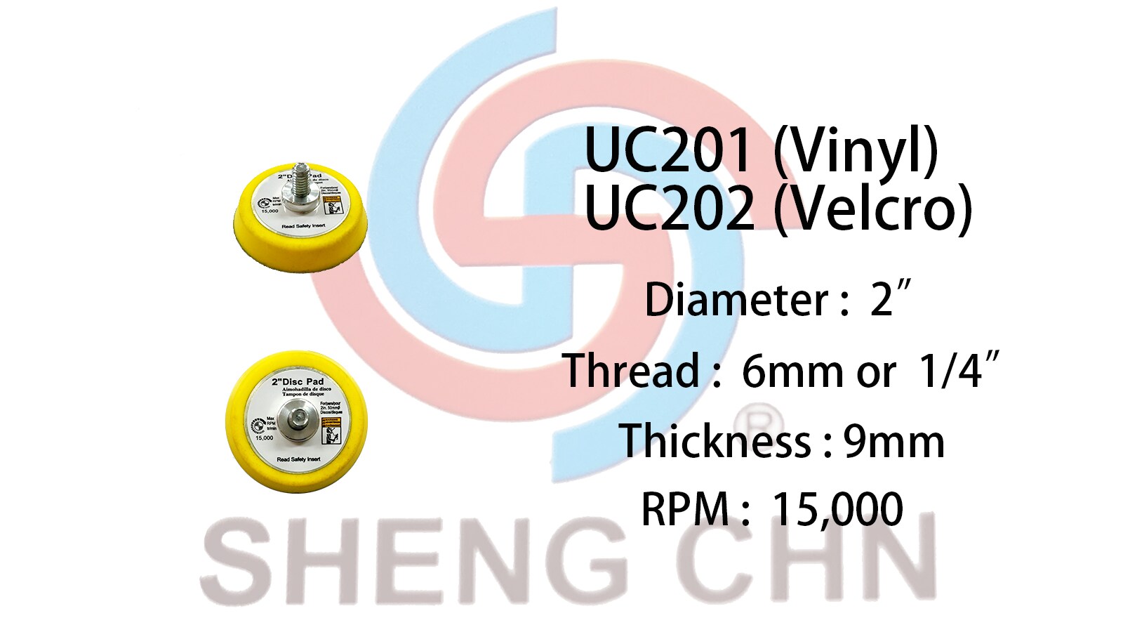 SANDING PAD, UC201 & UC202 | Taiwantrade