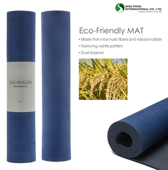Eco-Friendly Yoga Mat (70% Natural Rubber +30% Rice Husk) | Taiwantrade