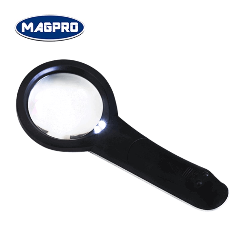 Powerful LED Lighted Handheld Magnifier 4x For Reading | Taiwantrade.com