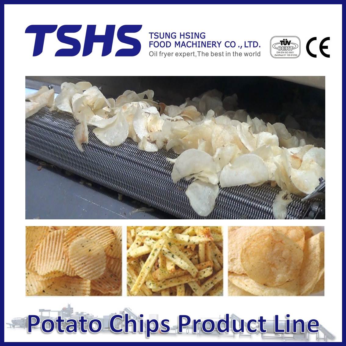 Automatic Potato Crips Maker | Taiwantrade