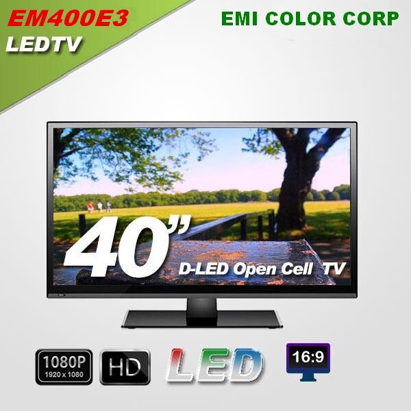 Cheap 40 inch DVB-T2 TV, 1080P LED TV, support 1920*1080, Full HD TV ...