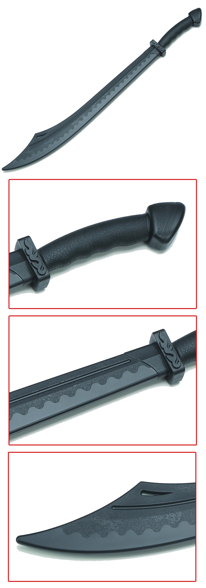 17.7" POLYPROPYLENE KUNG FU BROADSWORD | INDICIA ENTERPRISE CO., LTD.